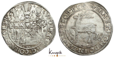 Stolberg-Stolberg, Wolfgang Georg, Taler 1625 CZ, Friederich 986, 28 ...