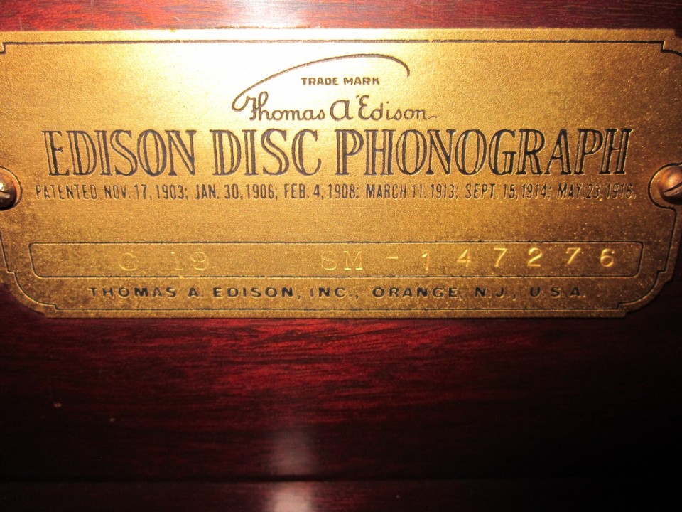 Edison Diamond Disc Player C-19 | eBay
