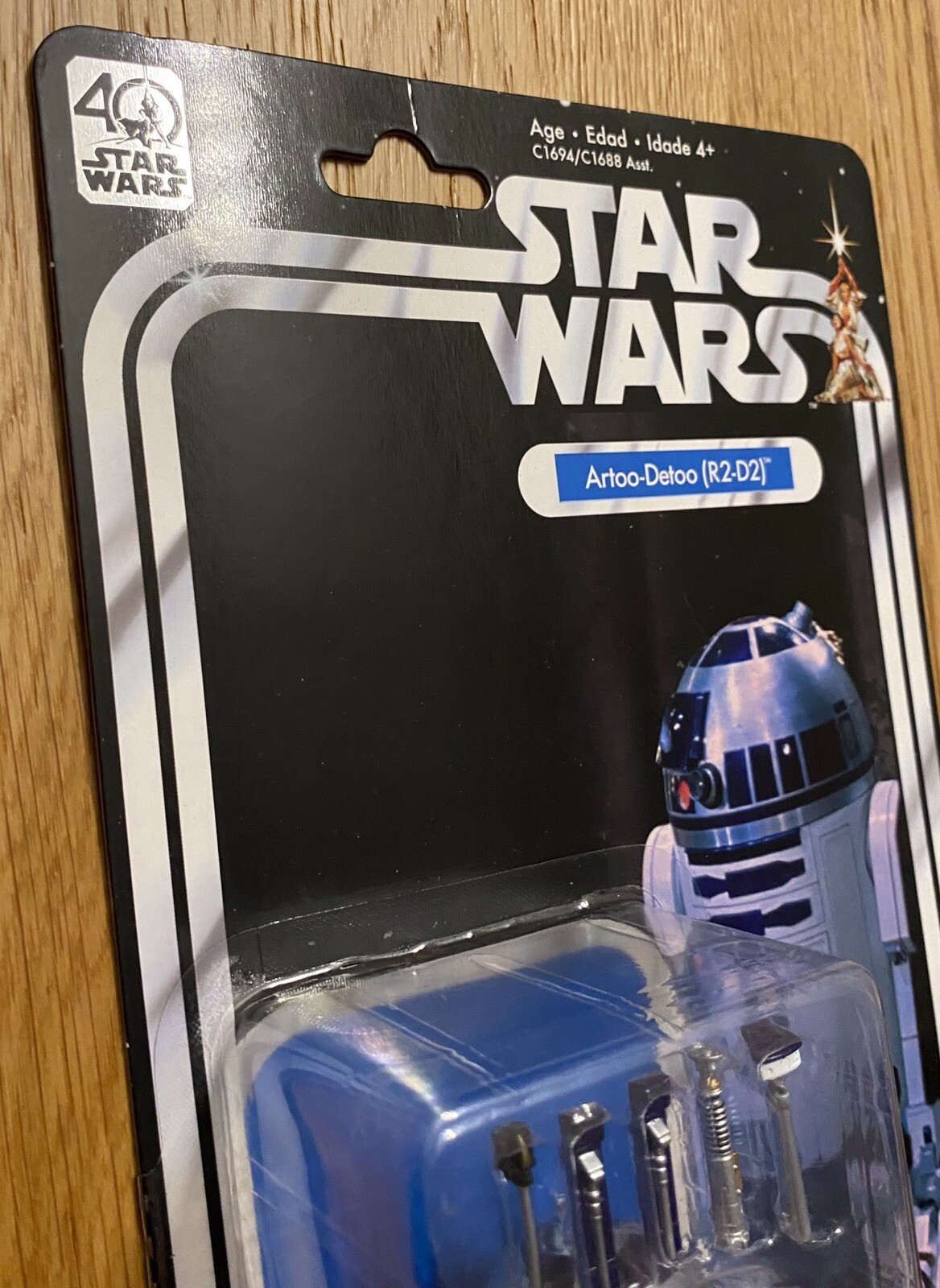Star Wars Kenner 40th Anniversary Black Series R2d2 MOC for sale online ...