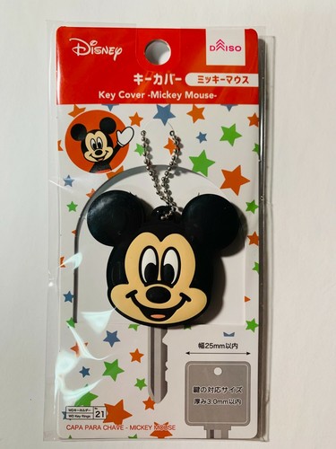 Daiso Disney MICKEY & MINNIE MOUSE KEY COVER KEYCHAIN - *US Seller* for ...