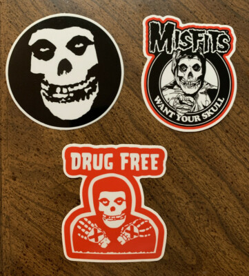 Misfits Sticker Pack 3 inches premium quality for car laptop bottle ...