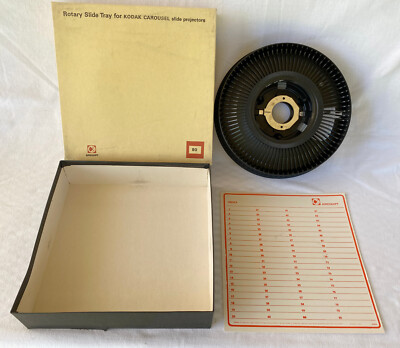 Keystone 80 Rotary Slide Tray For Kodak Carousel Slide Projectors w/Box ...