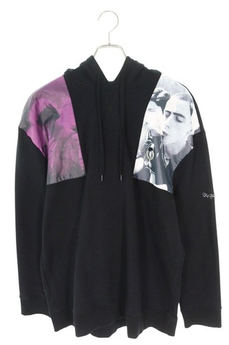 FRED Size: SizeS SM8138 102 02095 373 Photo Print Pullover Hoodie Black ...