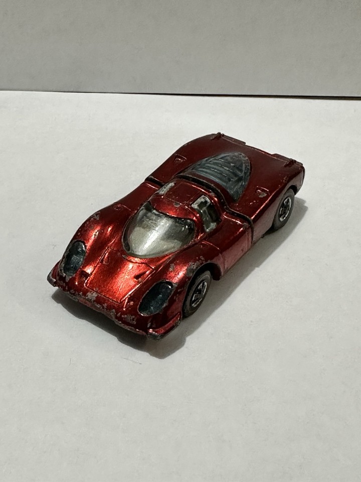 Vintage Mattel Hot Wheels Redlines Porsche 917 1969 Red USA | eBay