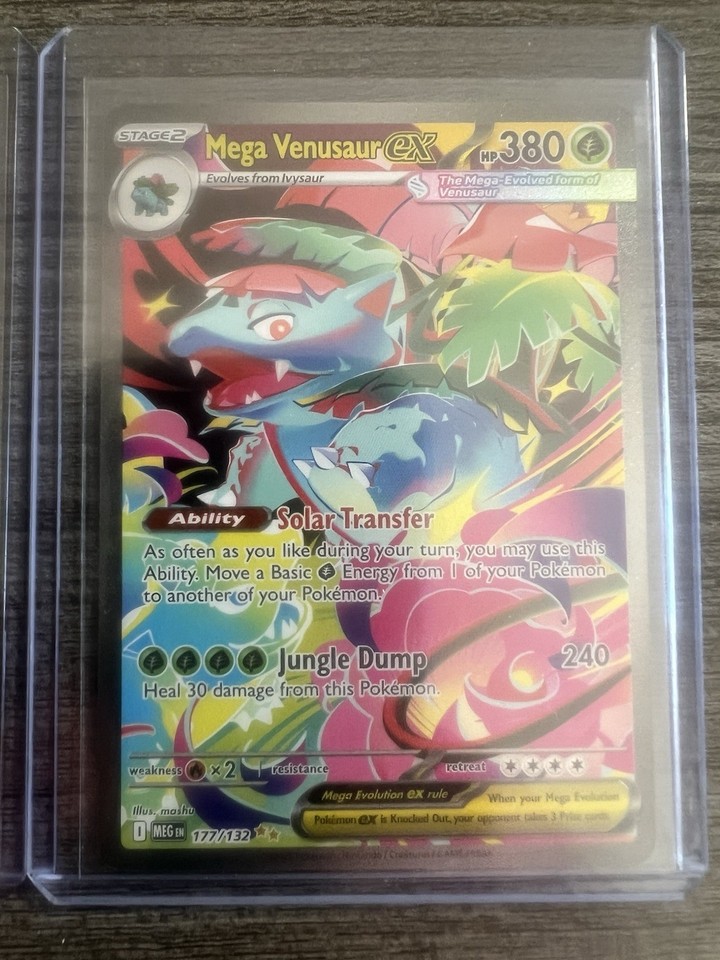 Bulbasaur Ivysaur Mega Venusaur - Mega evolution Full Art (all 3 Cards ...
