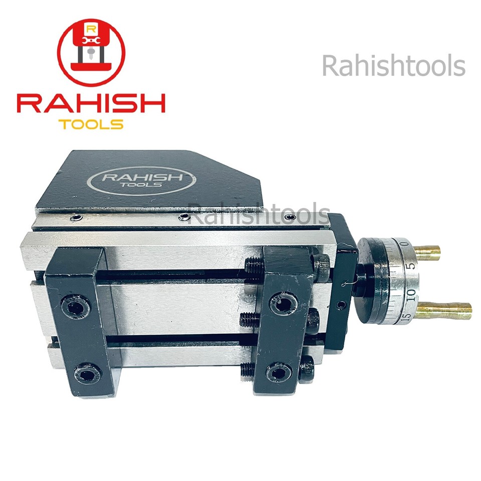 NEW Lathe Mini Vertical Slide 90mm x 50mm Two Handle Milling Operation ...