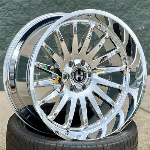 26x14 Chrome Hardcore HC105 Wall 8x170 FORD Offroad Rims Wheels 22 Inch ...