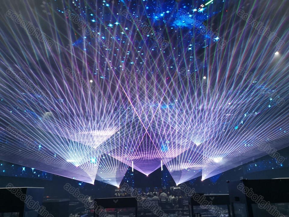 15W RGB sharpy beam laser stage lights 15W Event Animation Power Beam ...