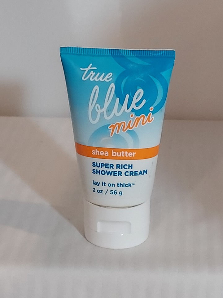 Bath & Body Works TRUE BLUE Mini travel size shower cream 2oz pre-owned ...