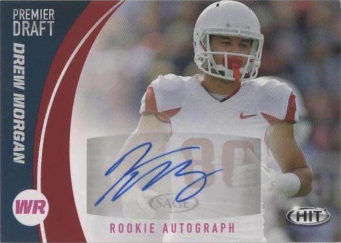 2017 Sage Hit - Autographs Drew Morgan #A90 Red (AU, RC) for sale ...