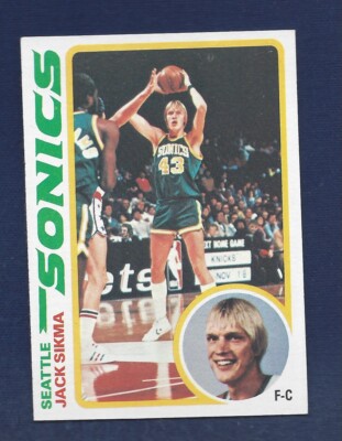 RAZOR SHARP PACK FRESH 1978 TOPPS BASKETBALL #117 JACK SIKMA ROOKIE .99 ...