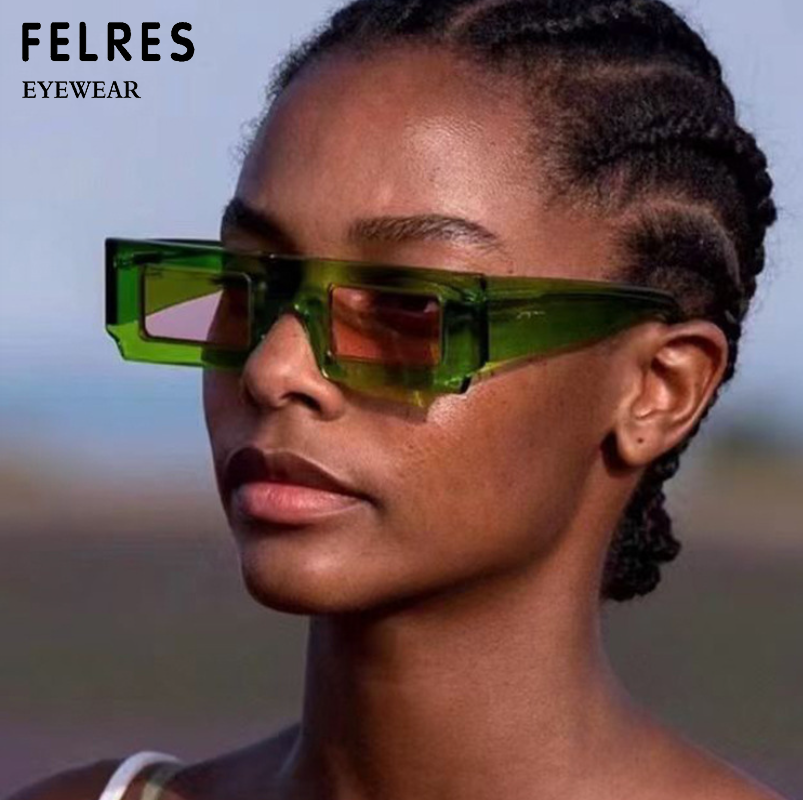 Men Women Square Outdoor Sunglasses Driving Wide Leg Shade Fashion ...