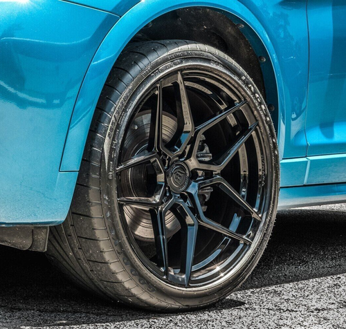 22'' Rohana RFX11 Gloss Black Concave Wheels for Land Rover Range Rover ...