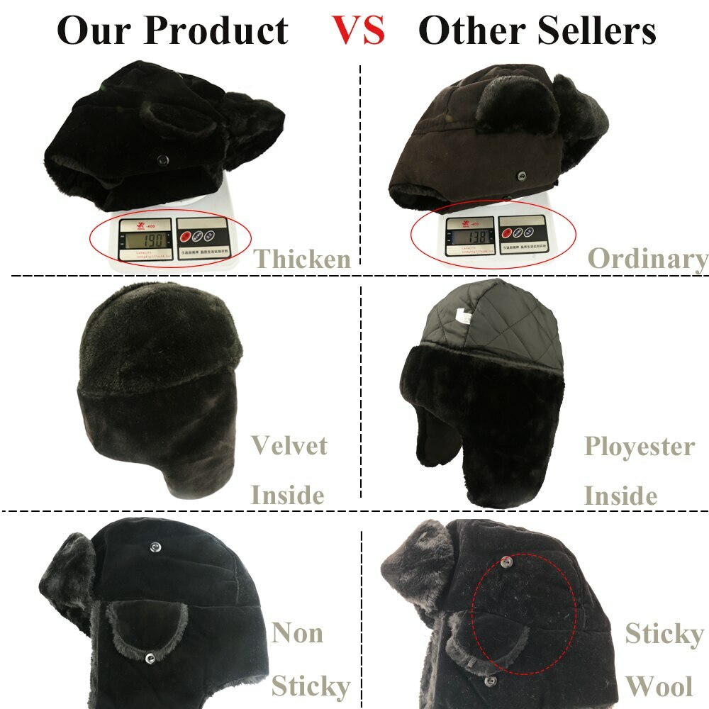 Pelz Wintermütze Herren Militärabzeichen hut Russischer Pilot Hut | eBay.de