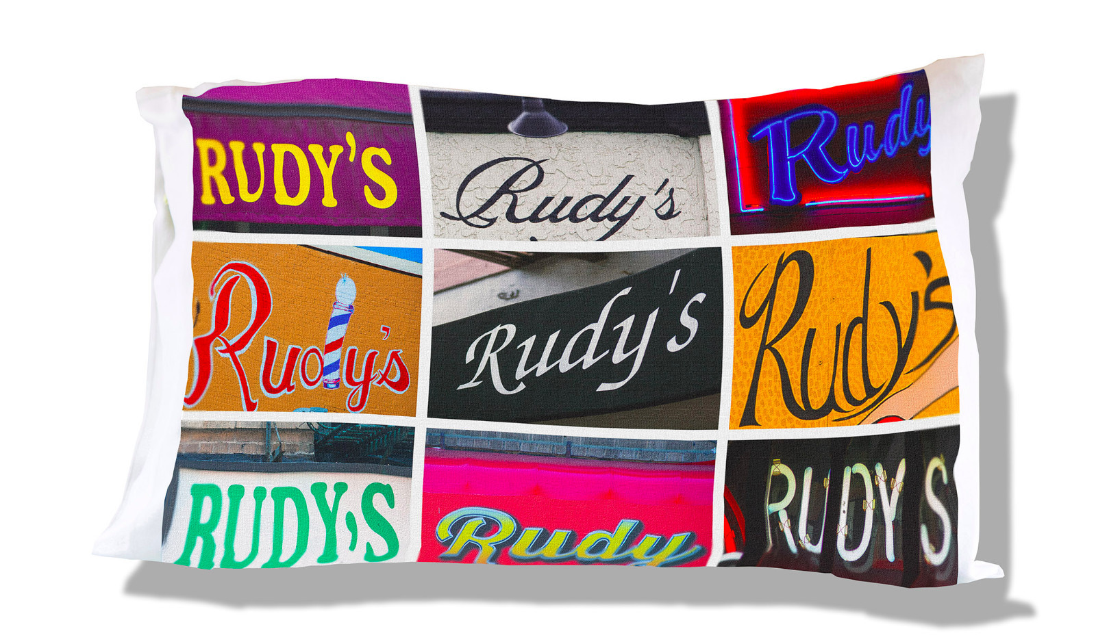 RUDY Personalized Pillowcase featuring the name in photos of signs | eBay