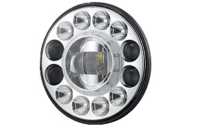Pair WhiteVision 7" LED Headlights Heavy Duty ADR Compliant Fits All 7 ...