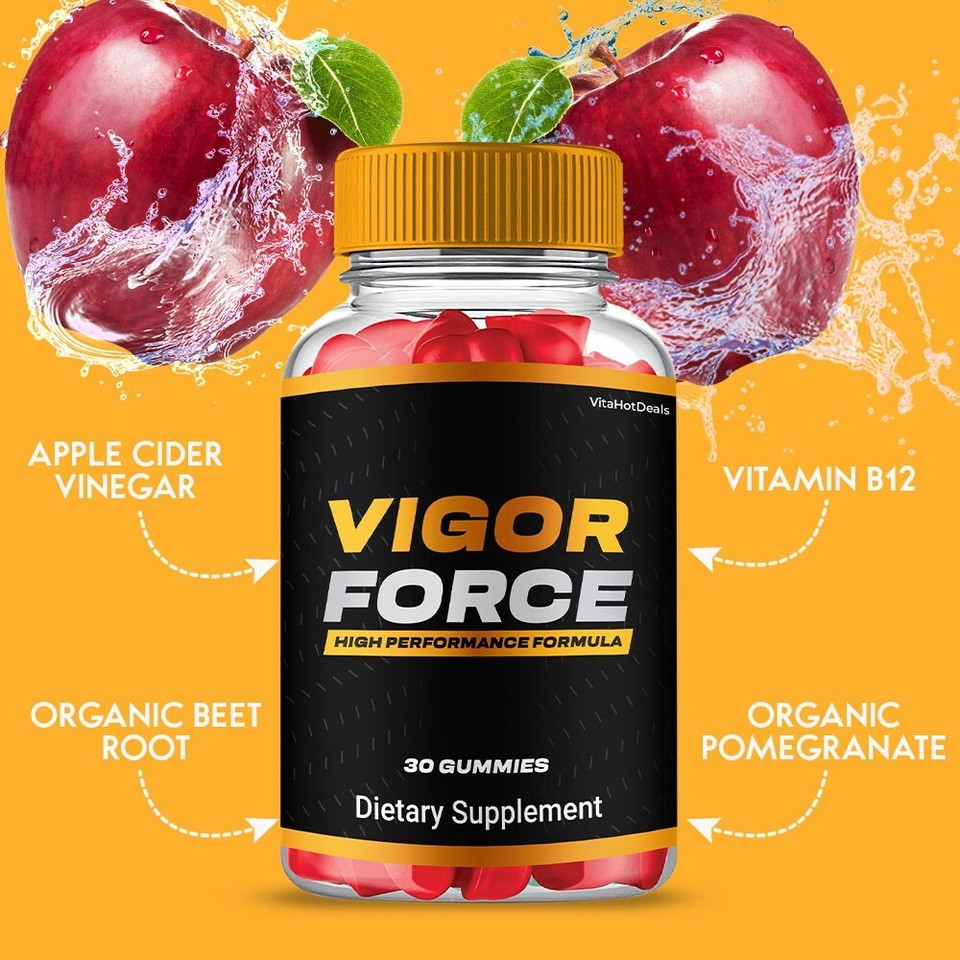 Vigor Force Gummies Supplement, Max Strength, VigorForce Energy Boost ...