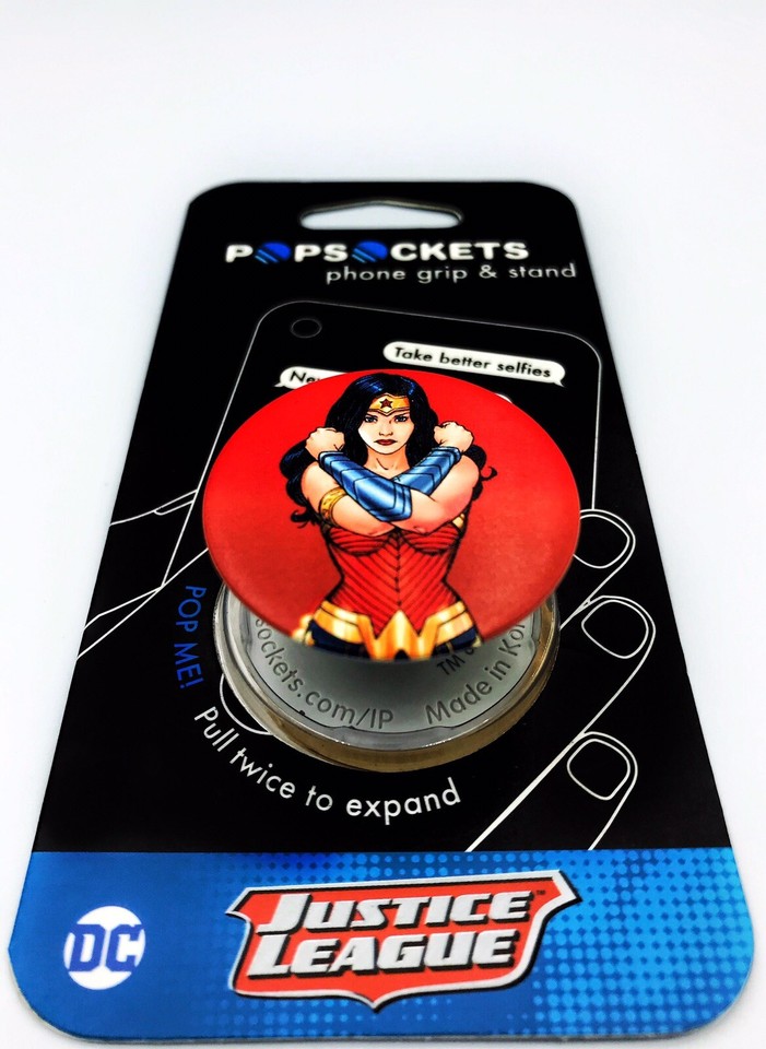 Authentic Popsockets Wonder Woman Justice League Phone Grip PopSocket ...