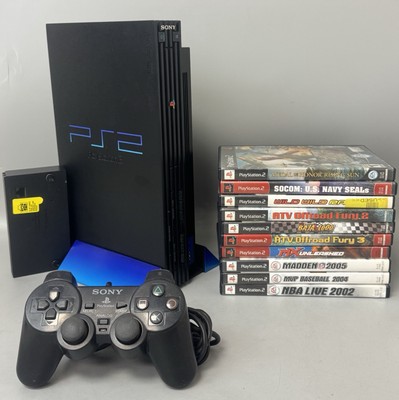 Sony [PlayStation 2] Fat Console Bundle 10 Games, 1 Controller ...