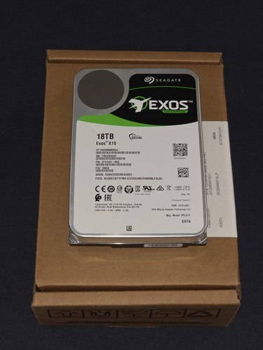 Seagate Exos X18 18TB 7200 RPM Hard Drive (ST18000NM000J) Warranty till ...