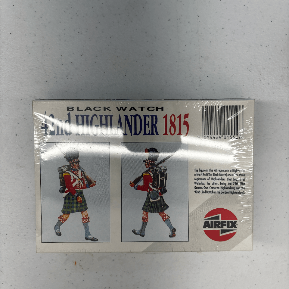 Airfix Black Watch 42nd Highlander 1815 #01552 Scale 1/32 New Sealed in ...