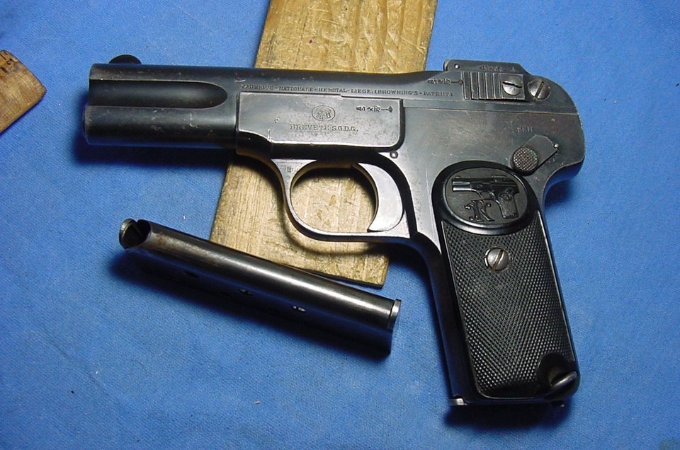 Original Pre WWI FN Browning 1900 Military #ed Police Caliber 7.65 7 Rd ...