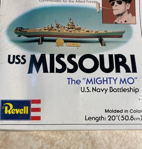 New Vintage USS Missouri THE MIGHTY MO Model Kit 301 | eBay