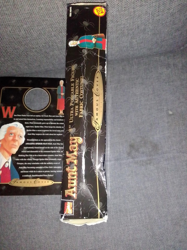 ToyBiz Spider-Man Aunt May Famous Covers Infamously Weird Action Figure ...