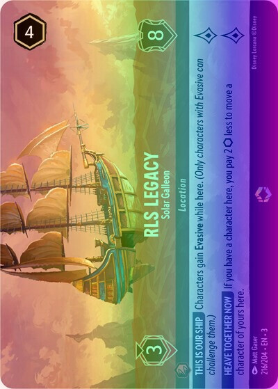 Lorcana RLS Legacy (216/228) Into the Inklands NM FOIL | eBay