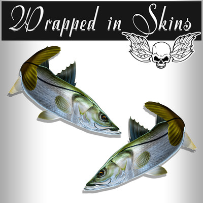 Fish Stickers Snook Decals Tackle Box Fishing Stickers RV Decals Vinyl ...