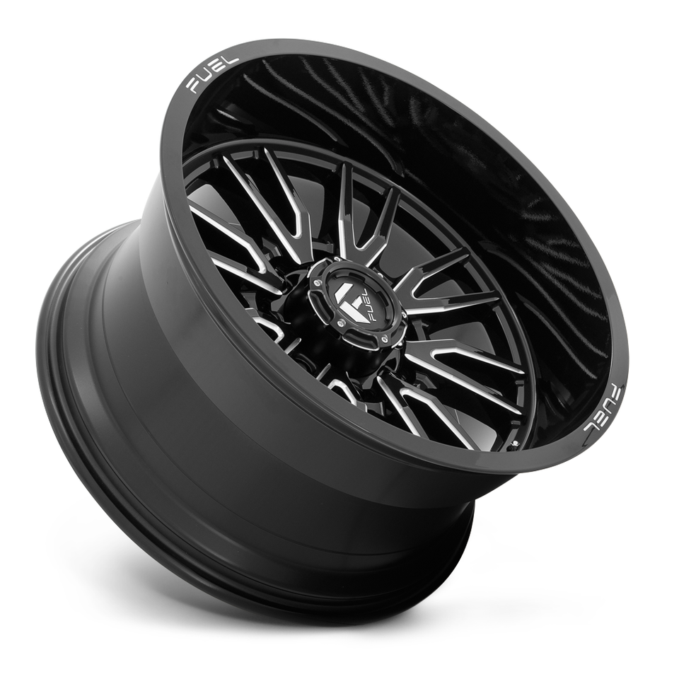 Set 4 20" Fuel D761 Clash 20x10 8x180 Gloss Black Milled Wheels -18mm ...