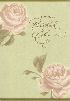 Congratulations A Bridal Wedding Shower Classic Rose Roses Hallmark ...