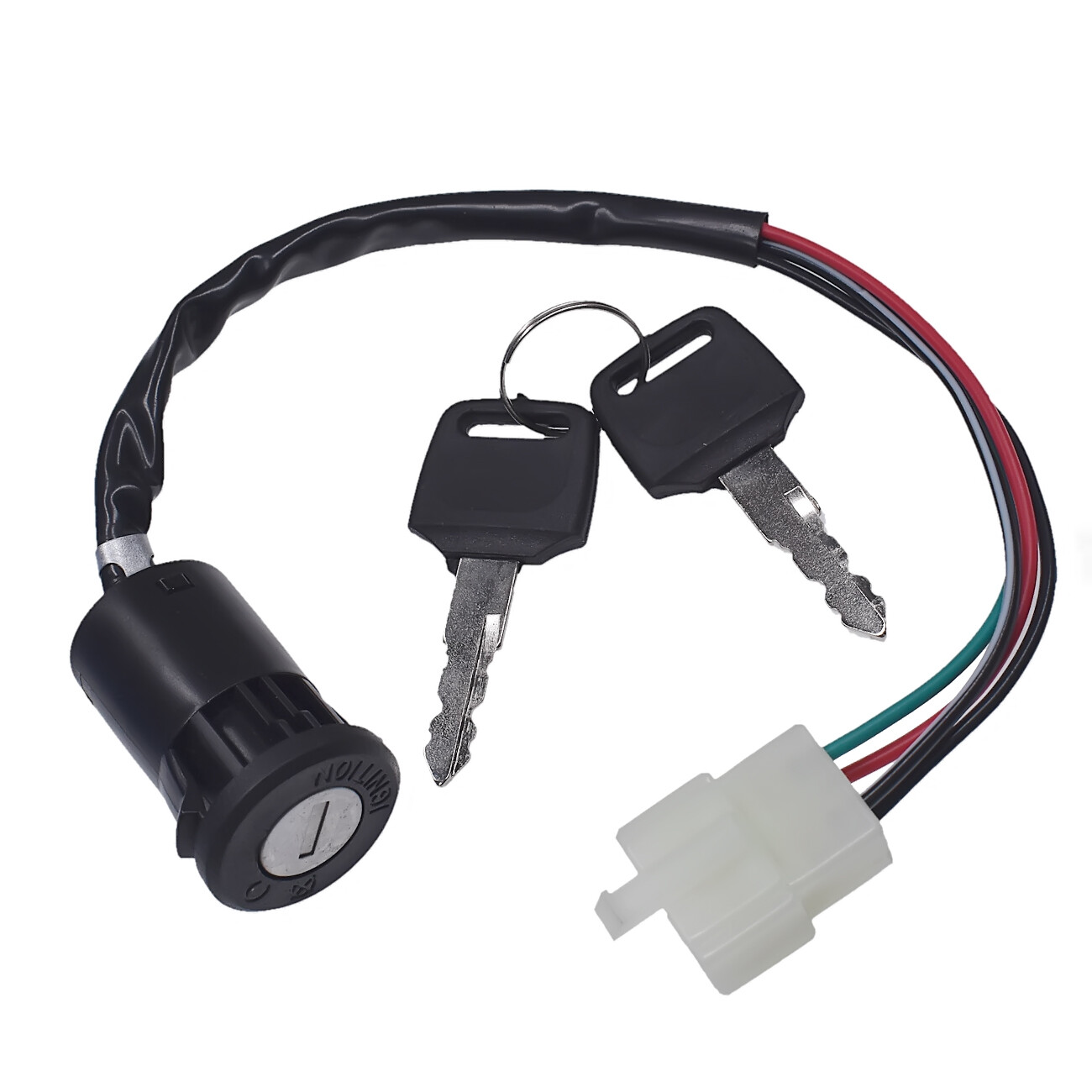 ATV 4 Wire Ignition Key Switch For 50cc 70 90 110 125 cc Quad Go Kart 4 ...