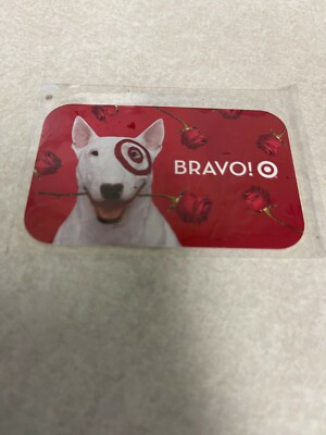 Target Vintage Dog With Roses Gift Card | eBay