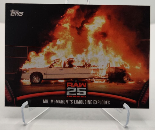2018 Topps WWE Then Now Forever 25 Years #RAW28 Mr. McMahon's Limousine ...