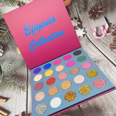 25 Colors Eyeshadow Palette Glitter Eyeshadow Palette High Pigment ...