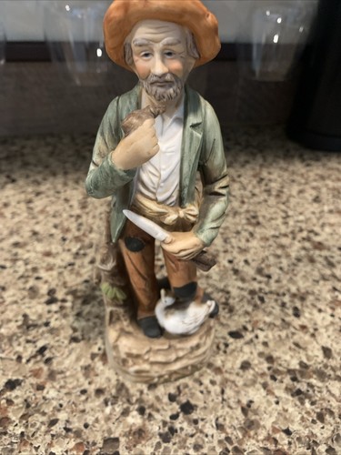 Vintage - Homco Old Man Home Interiors Farmer Figurine 1418 - Made in ...