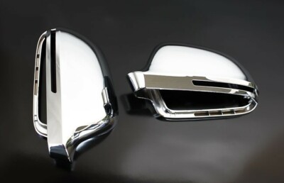 Audi A5 S5 B8 Full Chrome Finish Door Wing Mirror Caps Cover Case ...