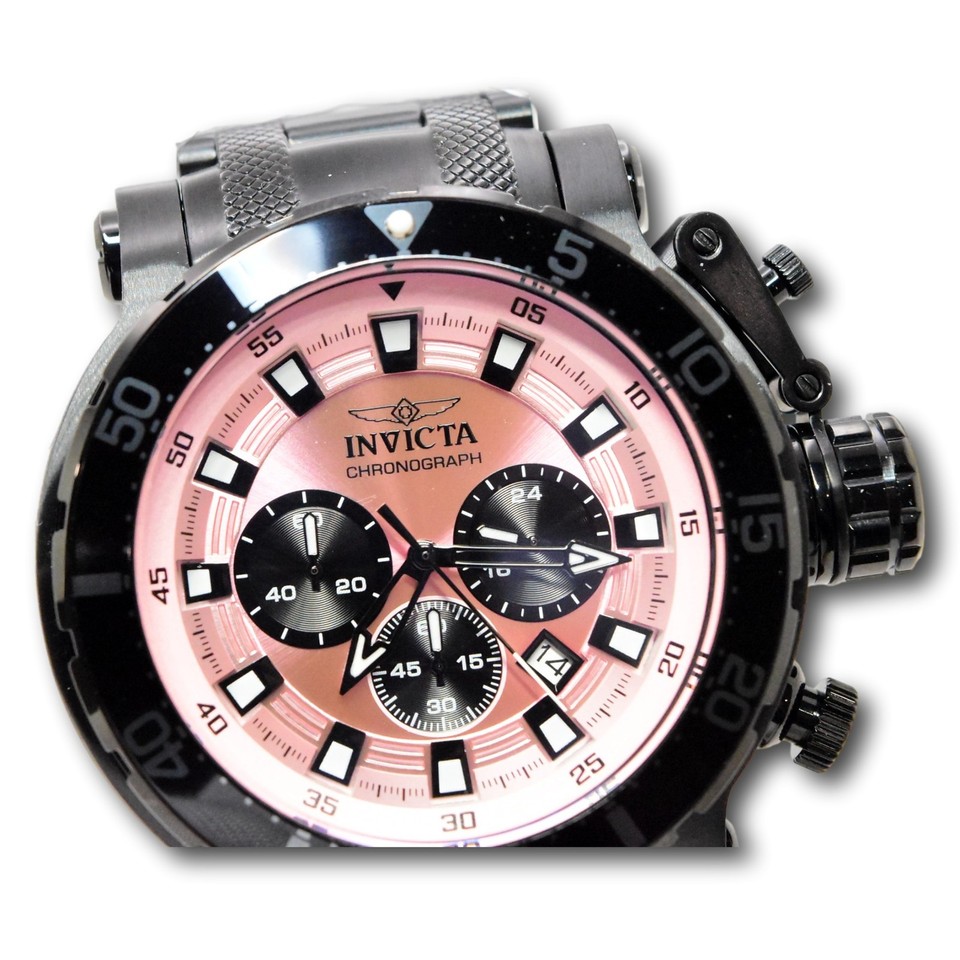 Invicta Coalition Forces Night Hawk Men's 52mm Chrono Watch Pink ...