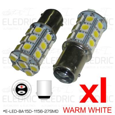 BA15D LED 1142 27SMD Caravan Boat Marine Yacht Anchor Auto Car 9-30V ...