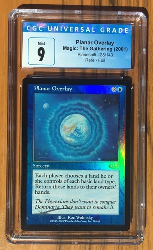 Planar Overlay Planeshift MtG CGC 9 2001 FOIL 28/143 | eBay
