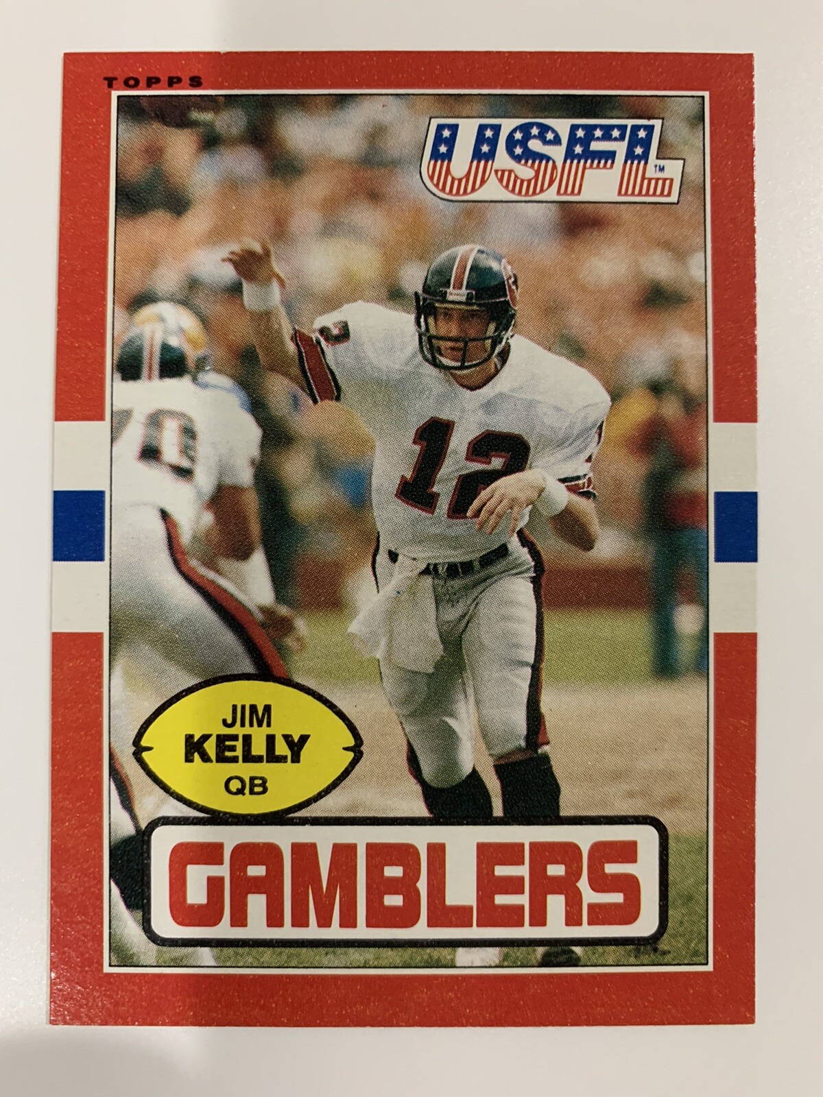 1985 TOPPS USFL #45 JIM KELLY GAMBLERS ROOKIE PRE-NFL | eBay