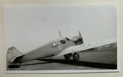 Vintage B&W Aircraft Photo ca 1920s Junkers F13 airplane plane Reg # ...