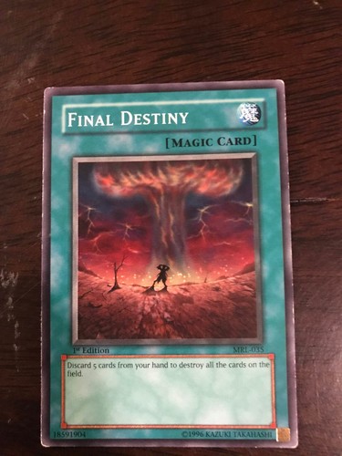 Yugioh: Final Destiny - MRL-035 - Magic Ruler - Lightly Played - 1st ...