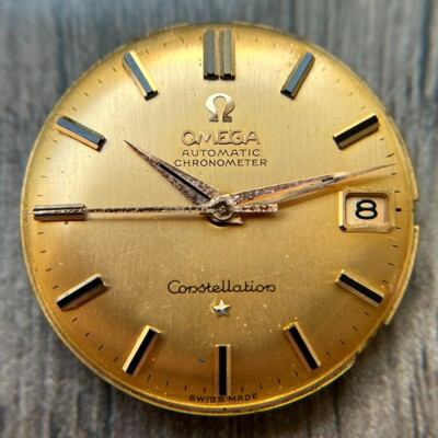 Original OMEGA Constellation 18k Gold DIAL & MOVEMENT Caliber 561 Ca ...
