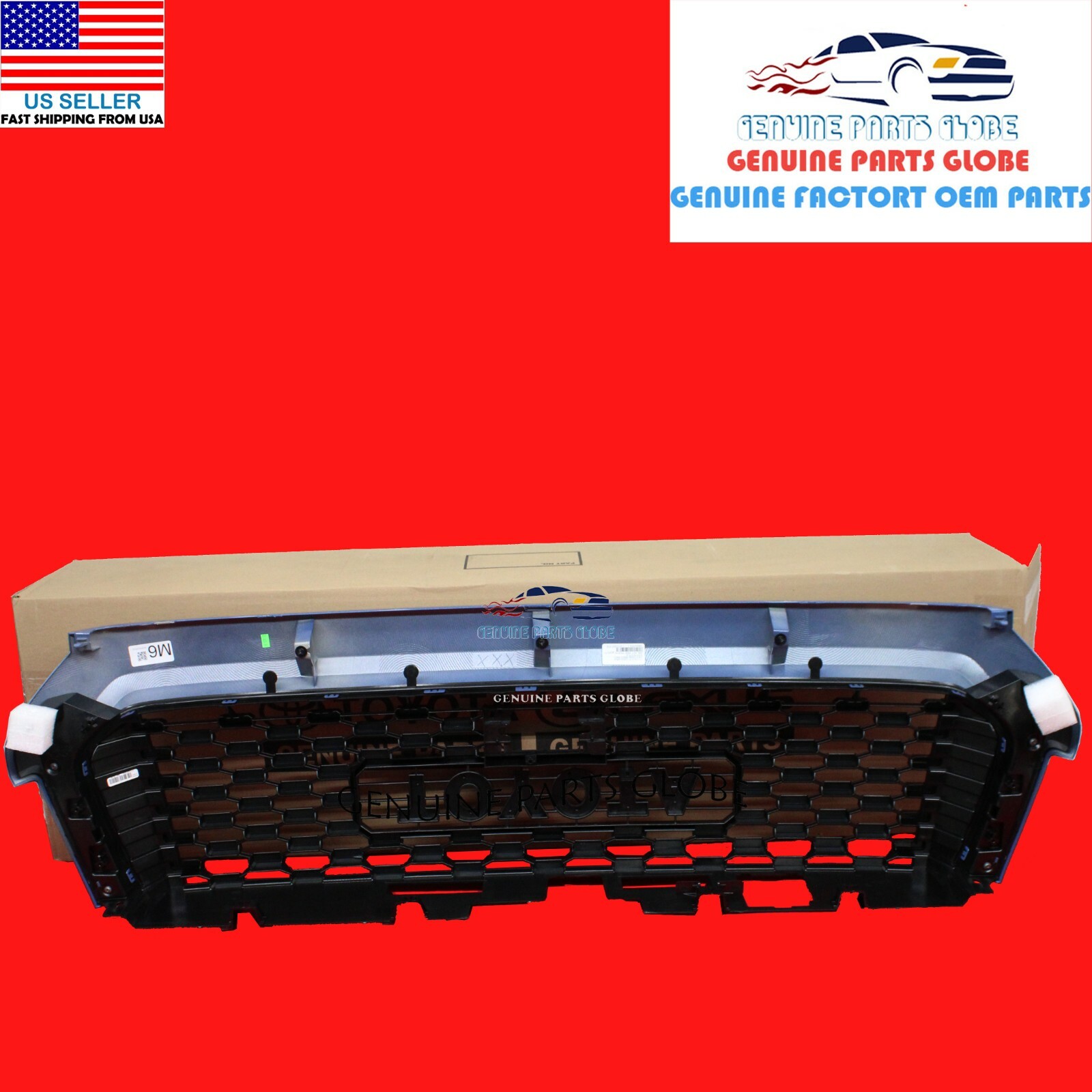 GENUINE TOYOTA TUNDRA TRD PRO CALVARY GRAYISH BLUE 8W2 GRILLE 53101 ...