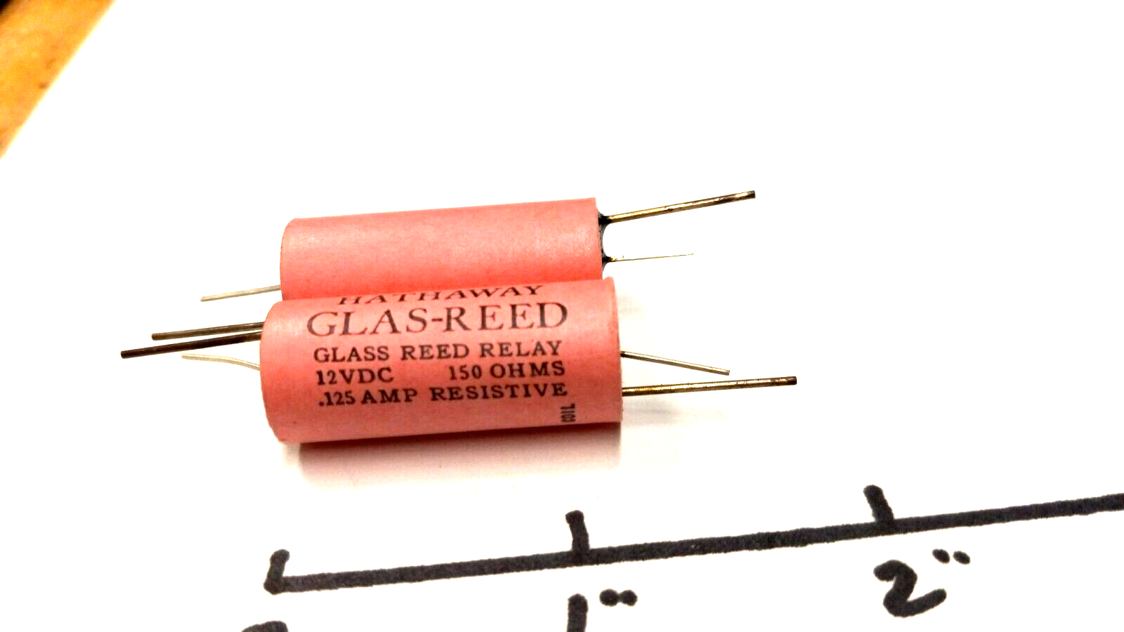 #832-H Hathaway "Glas-Reed" Glass Reed Relay (pair) New out of box | eBay