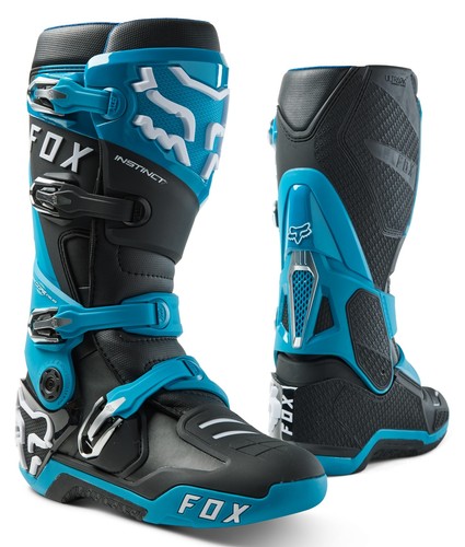 Fox Racing Instinct Mens MX Offroad Boots Maui Blue | eBay