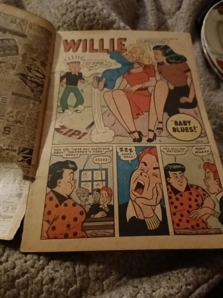 Willie Comics 16 Marvel Timely Comics 1948 Golden Age Good Girl Art ...