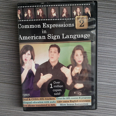 Common Expressions in American Sign Language, Vol. 2 (DVD, 2010 ...